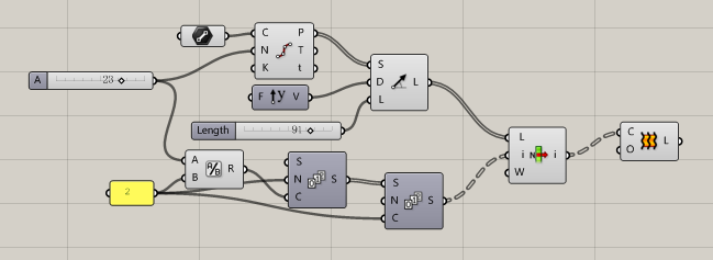 Grasshopper Series（系列运算器）用法之一：选择相邻的数据并为一组 零刻学堂